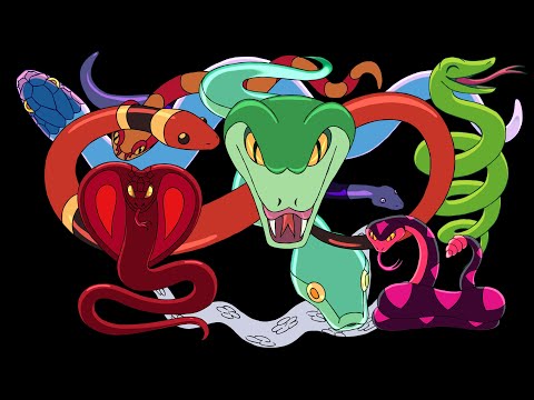 Snakes (10 Loops) 4K – Animated Visuals
