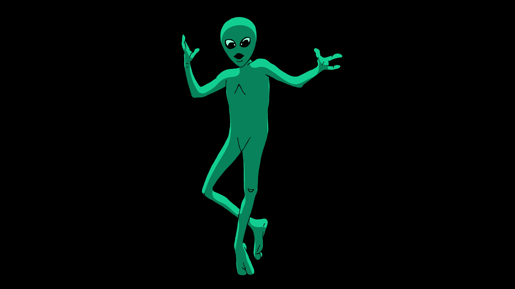 Dancing Aliens (9 Loops) 4K – Animated Visuals