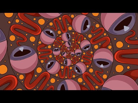 Spinning Spirals (9 Loops) 4K – Animated Visuals